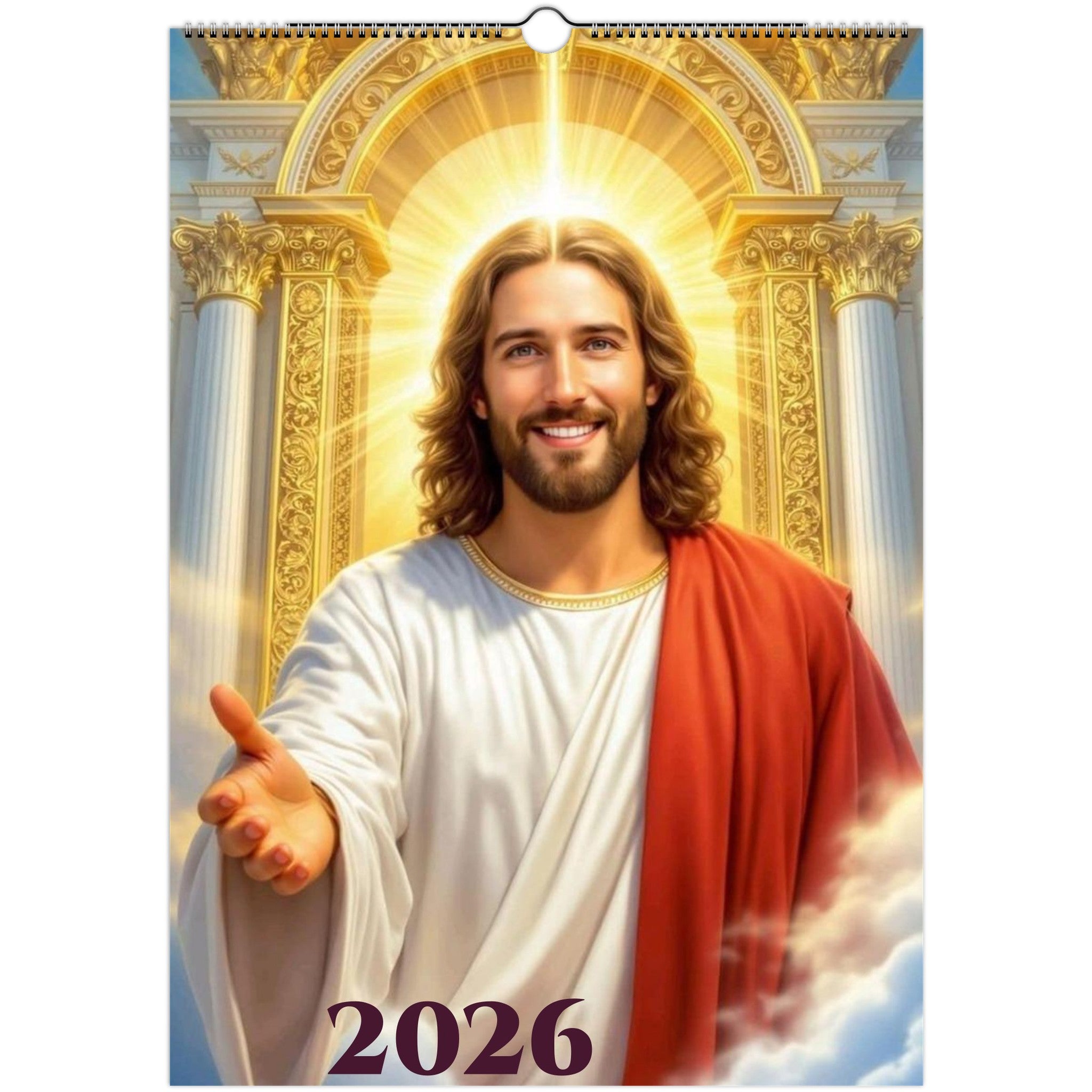 Calendario de Jesús 2026 – Inspiración diaria cristiana en papel, rega ...